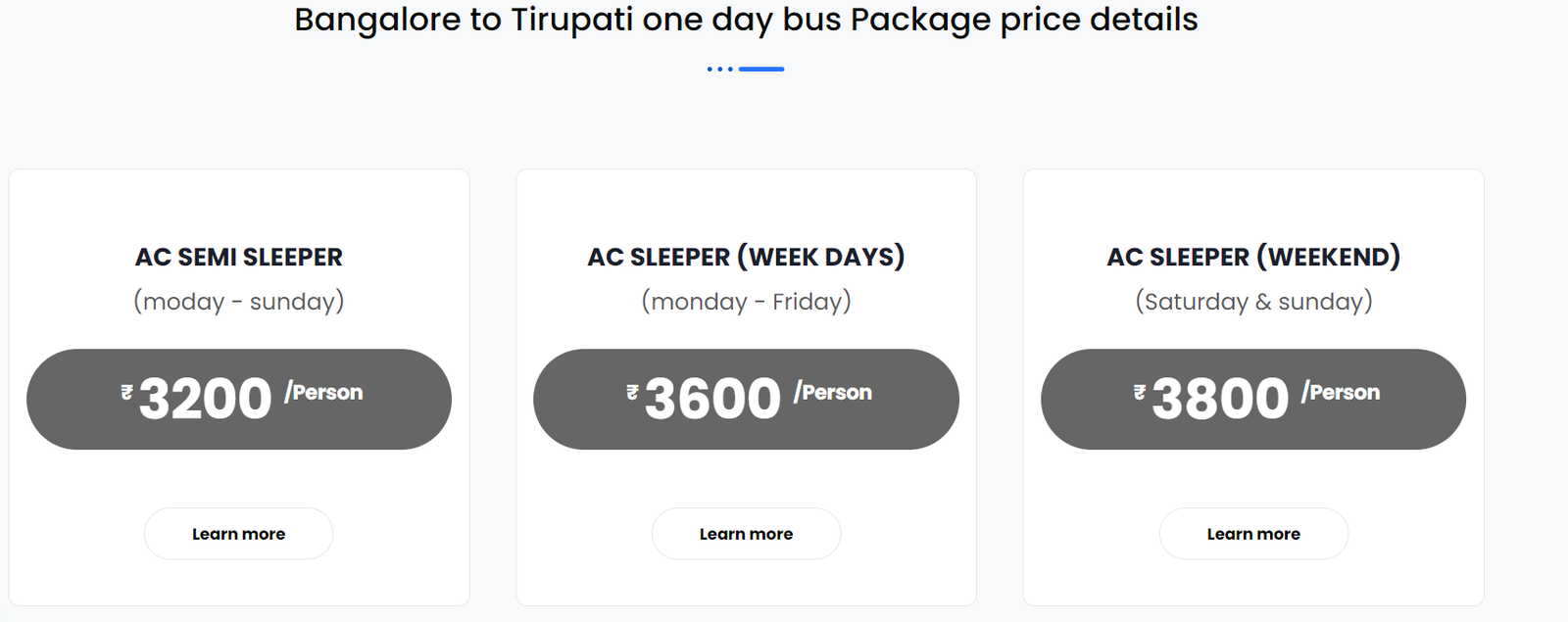 Discover the Best Bus Packages for Tirupati with Balaji Travels
