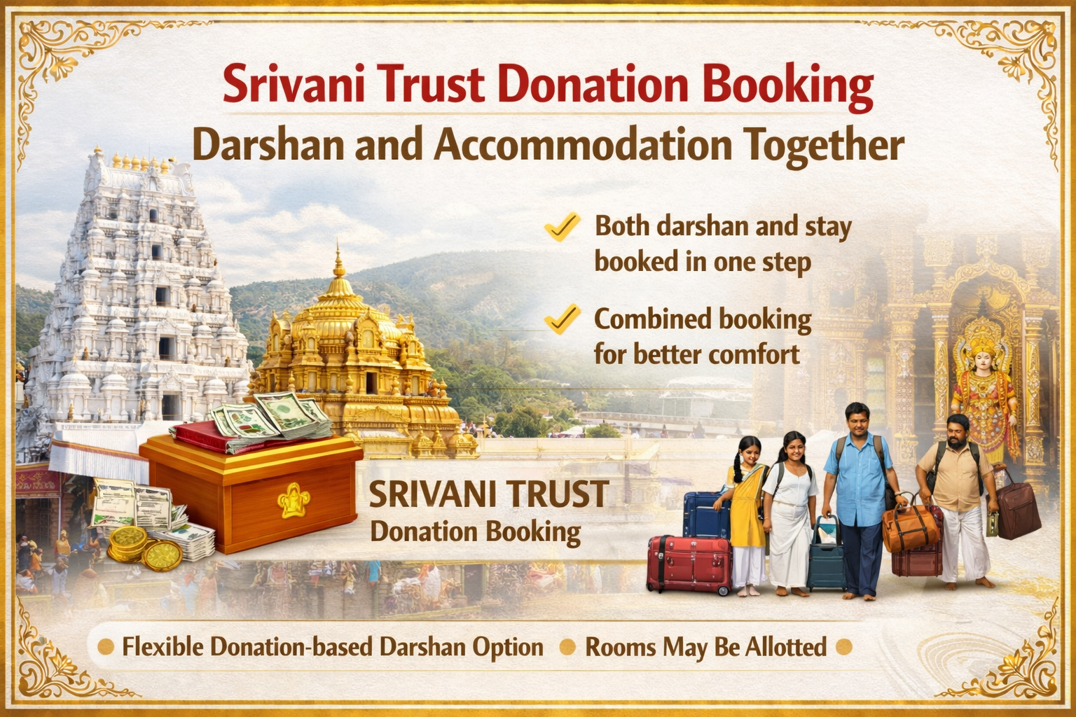TTD Accommodation Options for Srivani Darshan Pilgrims